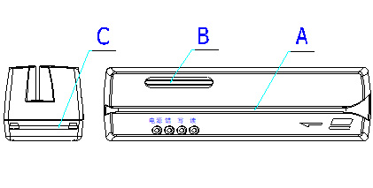 USB Interface Magnetic Stripe Encoder , Card Reader Writer Encoder