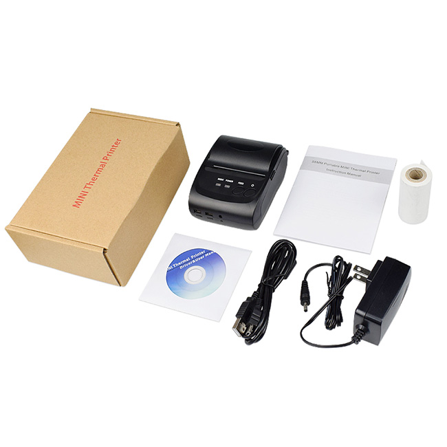 Energy Saving Compact Portable Wireless Printers 58mm Easy Mobile Printin