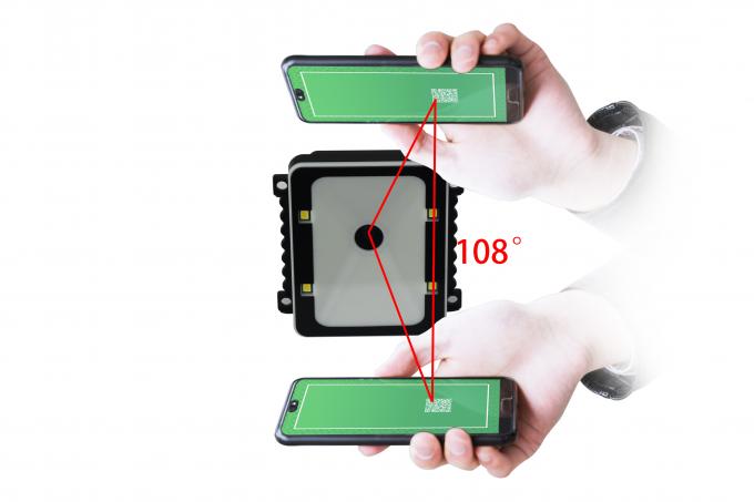 Wide Angle 2D Barcode Scanner Compact Product Structure With Super Wide ...